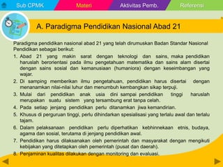 Paradigma Pendidikan Nasional | PPTX