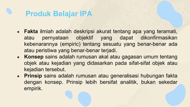 IPA Kelas 7 (Hakikat Sains) | PPTX