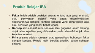 Bab 1.1 IPA Pengertian Sains, Cabang Sains, dan IPA dalam profesi ...