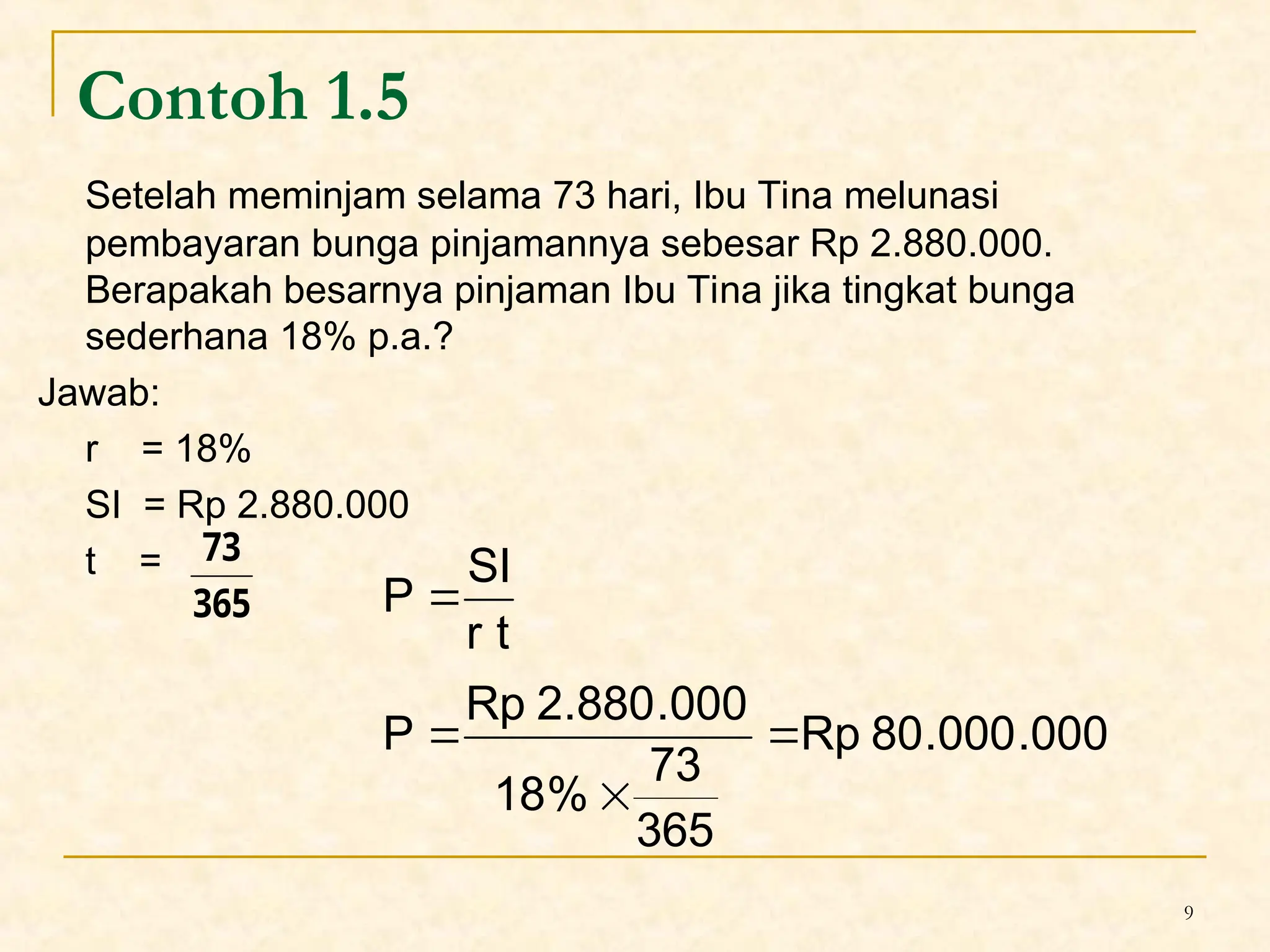 Apa itu Bunga Sederhana, Majemuk, Anuitas dll | PPT