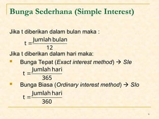 Apa itu Bunga Sederhana, Majemuk, Anuitas dll | PPT