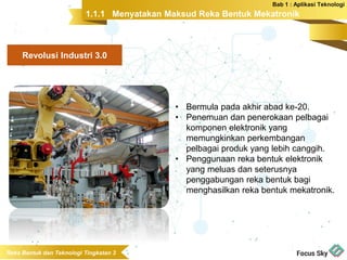 APLIKASI TEKNOLOGI 1.1 REKA BENTUK MEKATRONIK | PDF