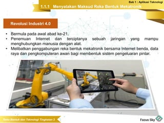 APLIKASI TEKNOLOGI 1.1 REKA BENTUK MEKATRONIK | PDF