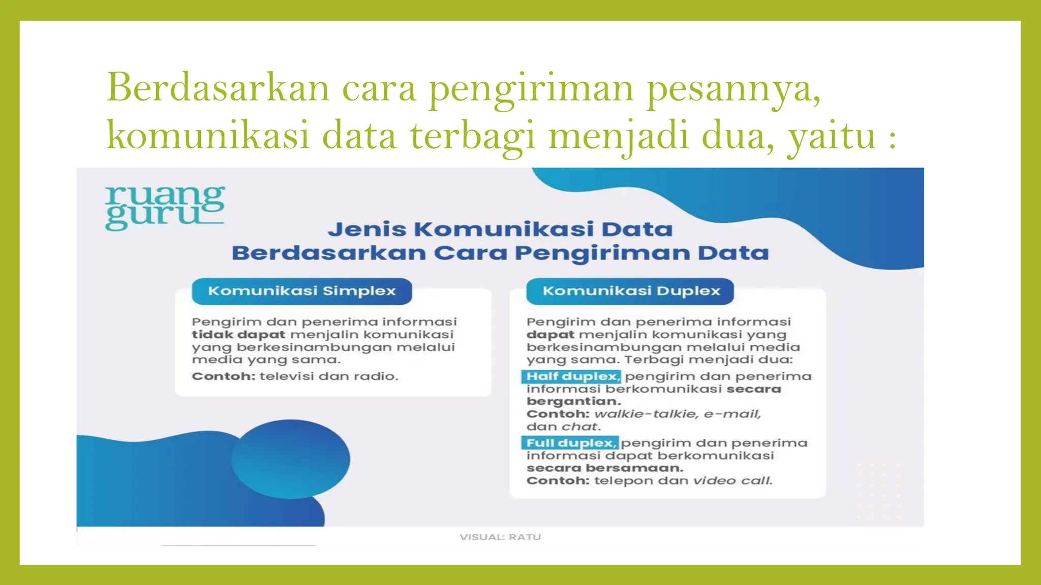 KARAKTERISTIK RAGAM APLIKASI DAN KOMUNIKASI DATA | PPTX
