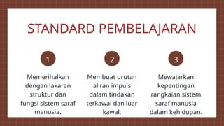 SAINS TINGKATAN 3 bab 1: RANGSANGAN DAN GERAK BALAS | PPTX