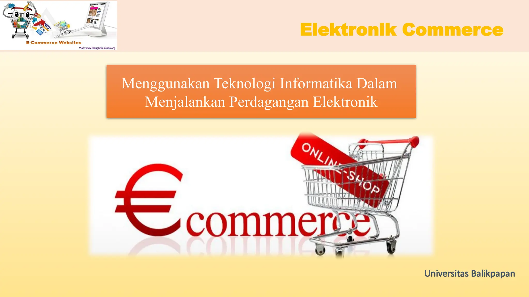 Bab 1 - Introduction to e- commerce || EC Business model || EC Revenue Model || EC Business ...