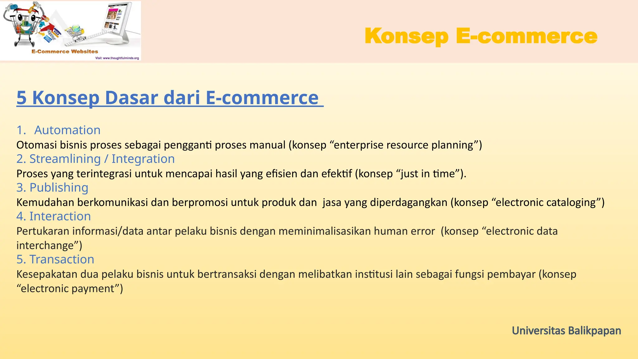 Bab 1 - Introduction to e- commerce || EC Business model || EC Revenue Model || EC Business ...