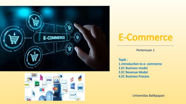 Bab 1 - Introduction to e- commerce || EC Business model || EC Revenue Model || EC Business ...