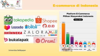 Bab 1 - Introduction to e- commerce || EC Business model || EC Revenue Model || EC Business ...