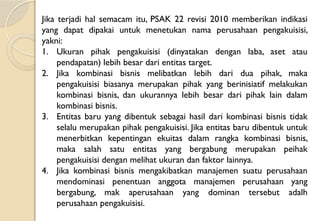 Transaksi kombinasi menurut PSAK 22 revisi tahun 2010 .pptx