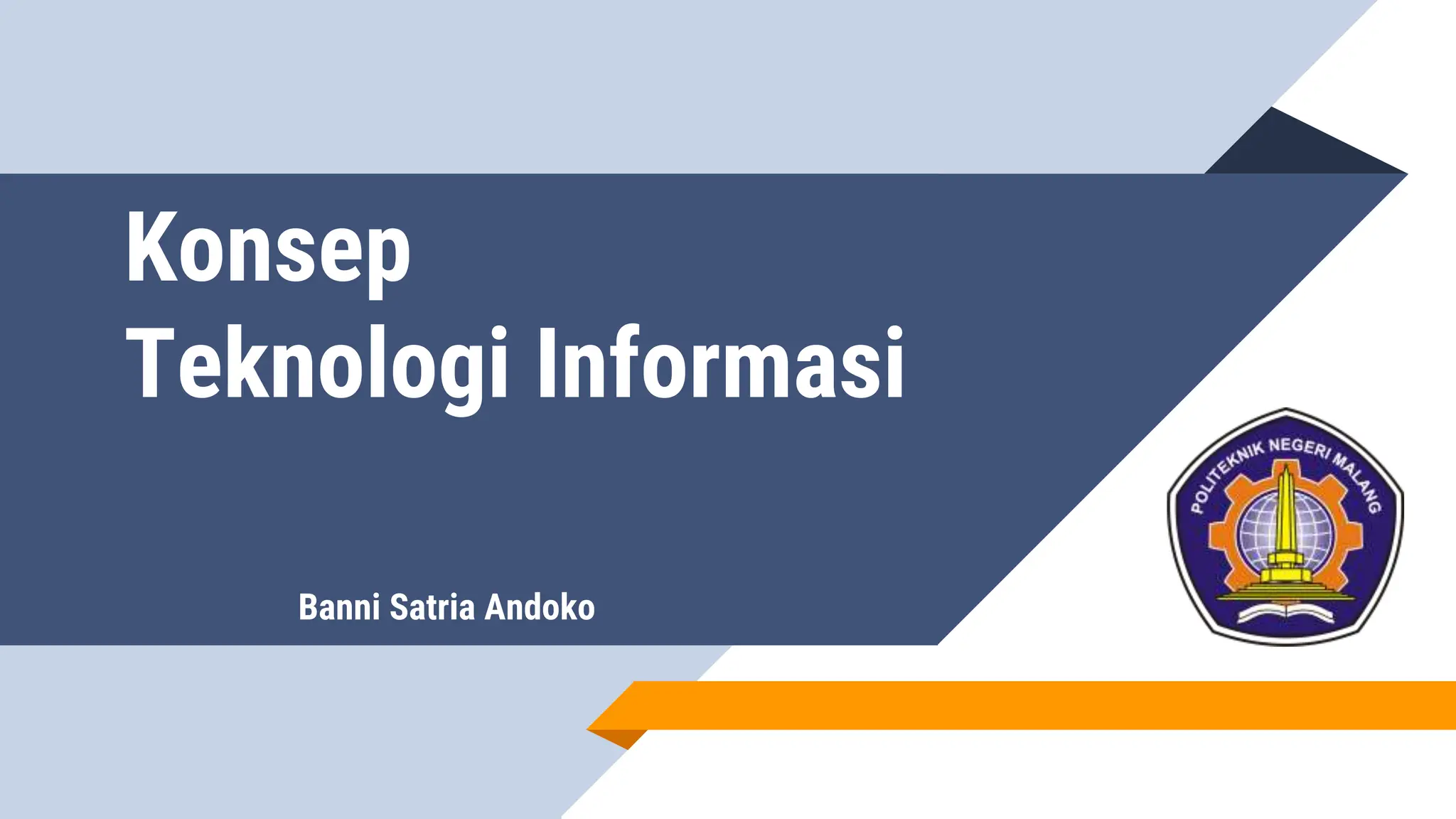 konsep TI - pengenalan dasar teknologi informasi | PPT