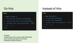 Clean Code and Design Pattern - Meaningful Names | PDF