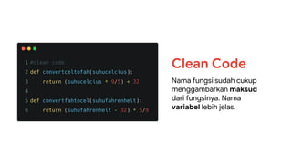 Clean Code and Design Pattern - Meaningful Names | PDF