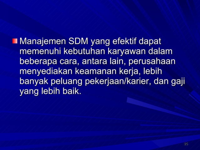 Manajemen Sumber Daya Manusia | PPT