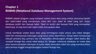 Bab 1 RDBMS Review | PPT