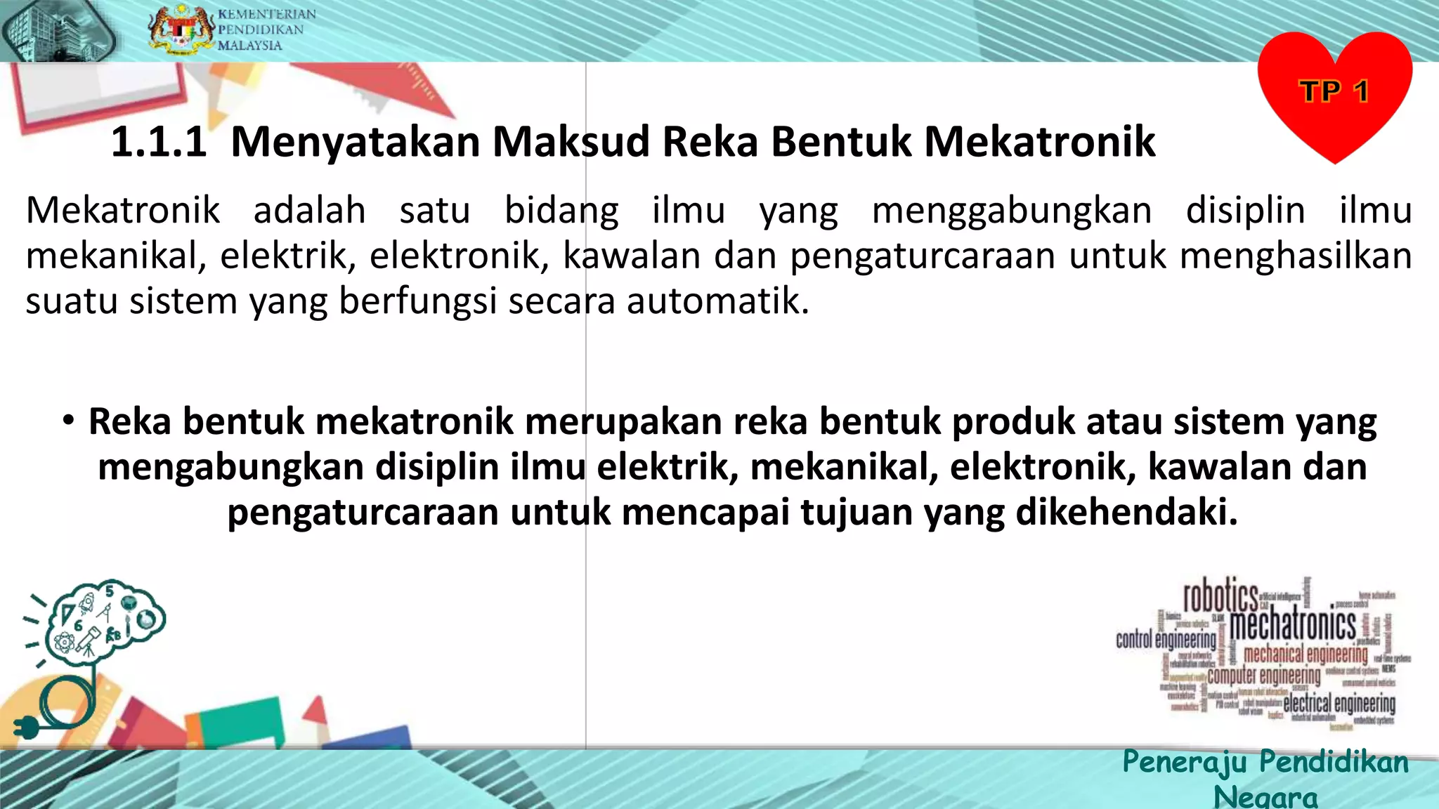 BAB 1 - REKABENTUK MEKATRONIK | PPTX