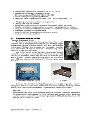 Bab 1 sejarah komputer | DOCX