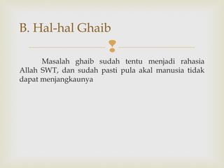 BAB 10 : Teknlogi Ilmu Pengetahuan dan Seni Menurut Islam | PPT