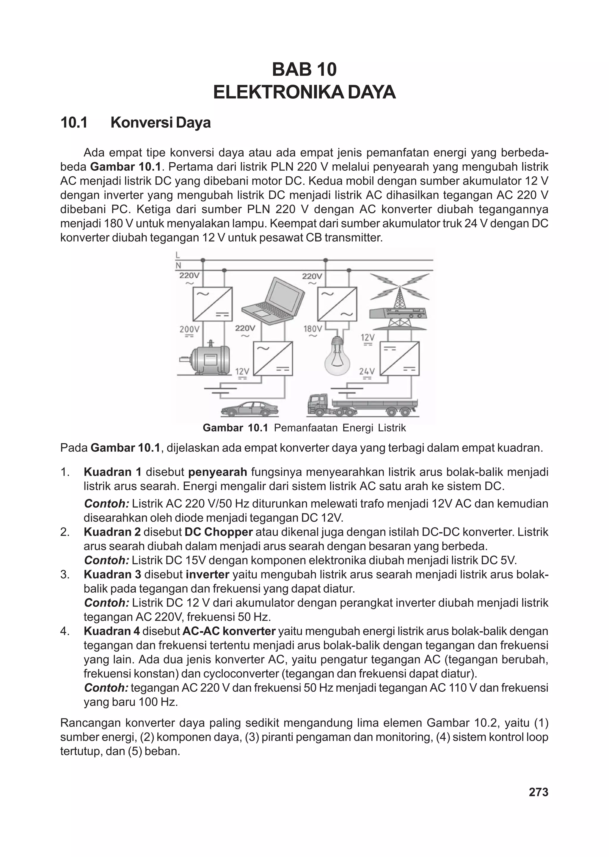 Bab 10 elektronika daya | PDF