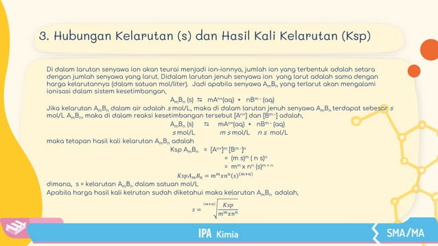 Bab 10 - Kelarutan dan Ksp materi kimia kelas 11.pptx