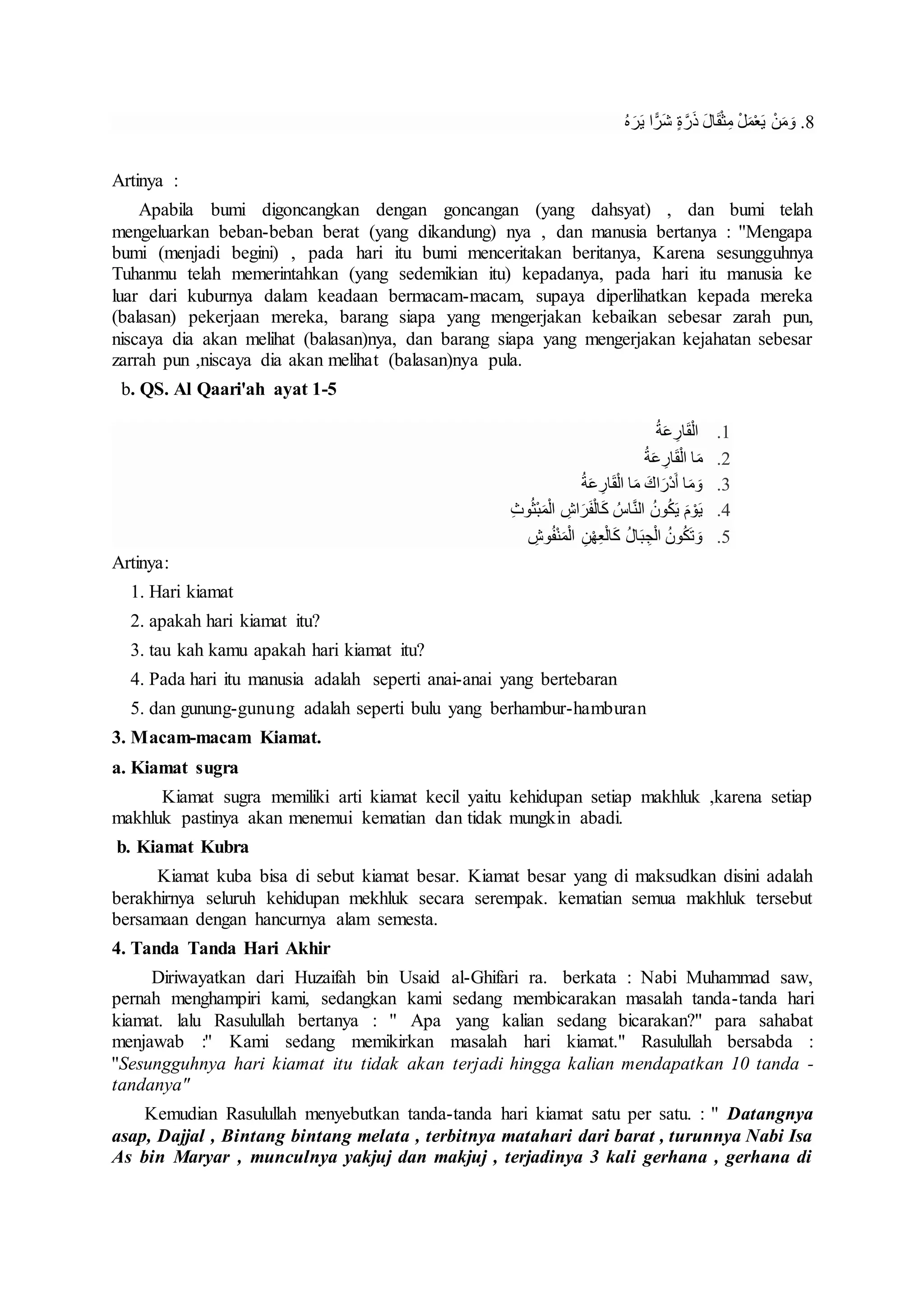 Bab 10 imn kpd hari akhir | PDF