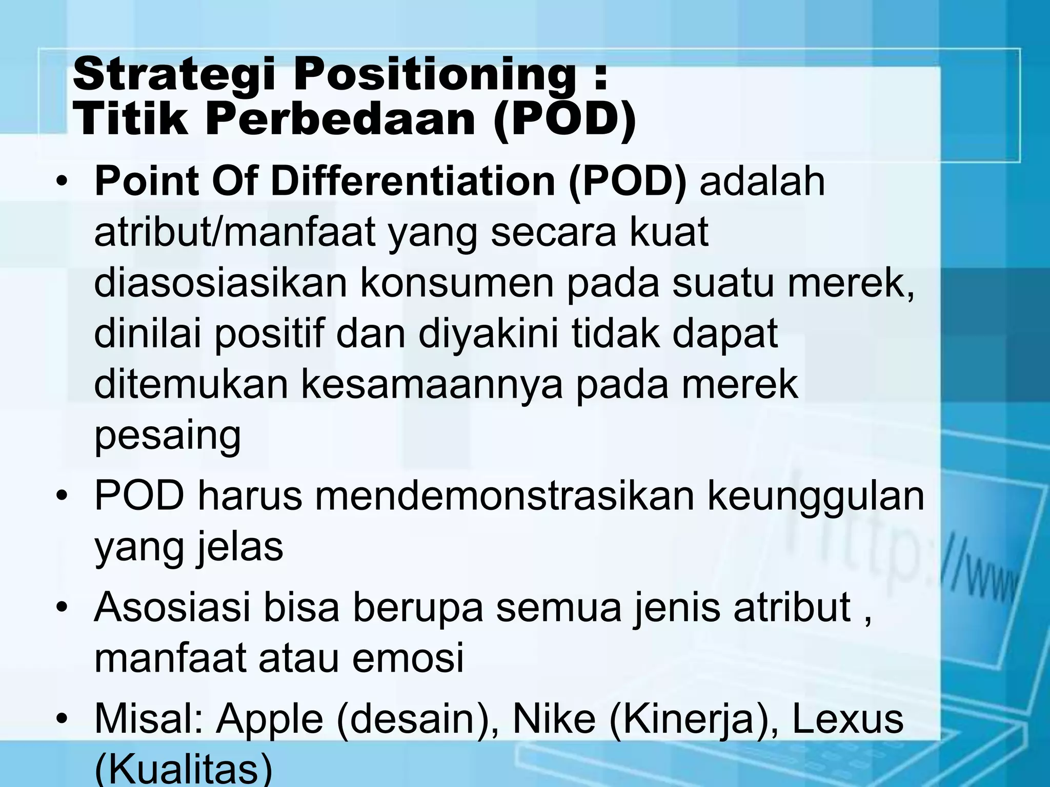 Bab 10 membentuk positioning merek | PPTX