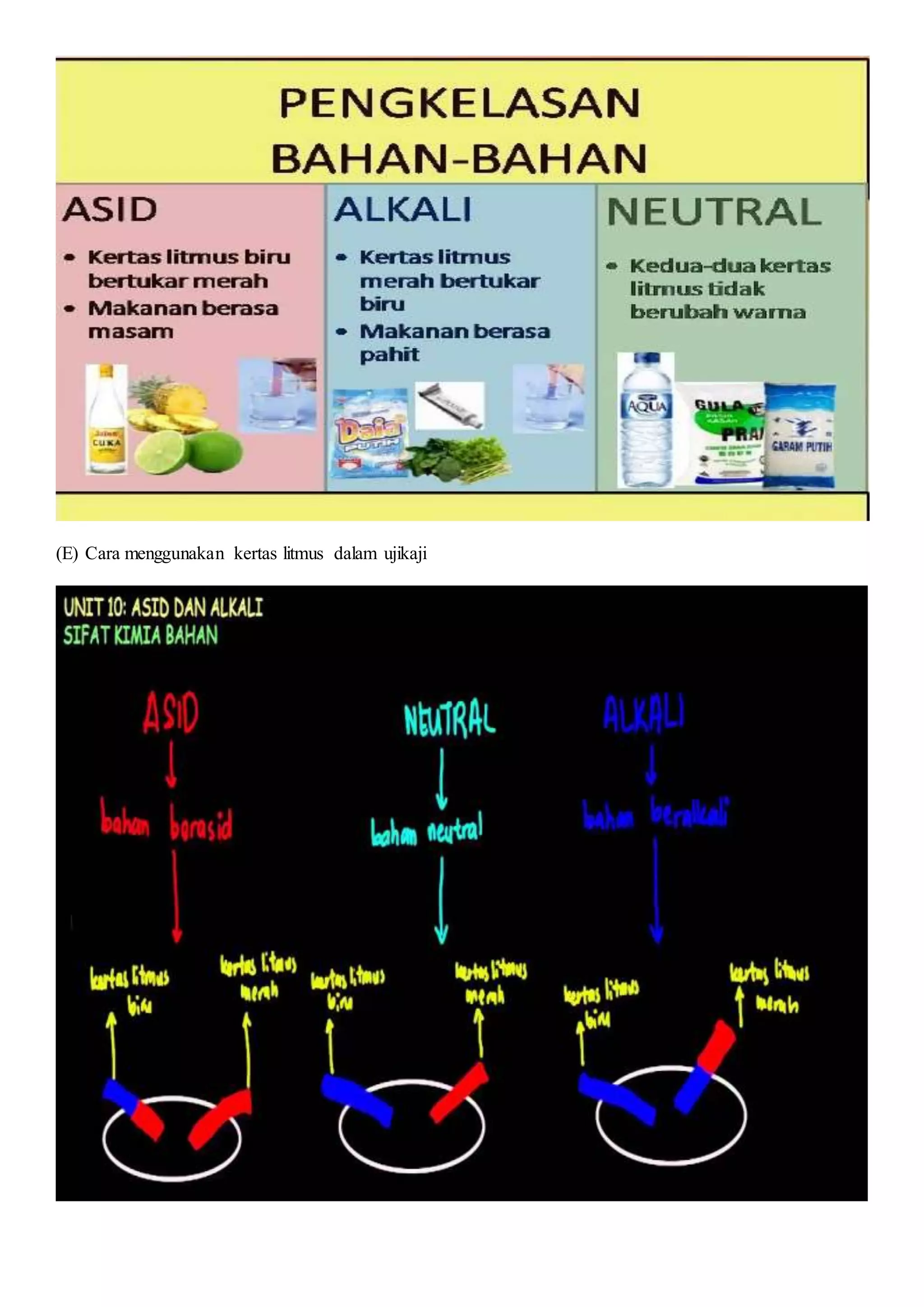 Bab 10 nota asid dan alkali 1 | PDF