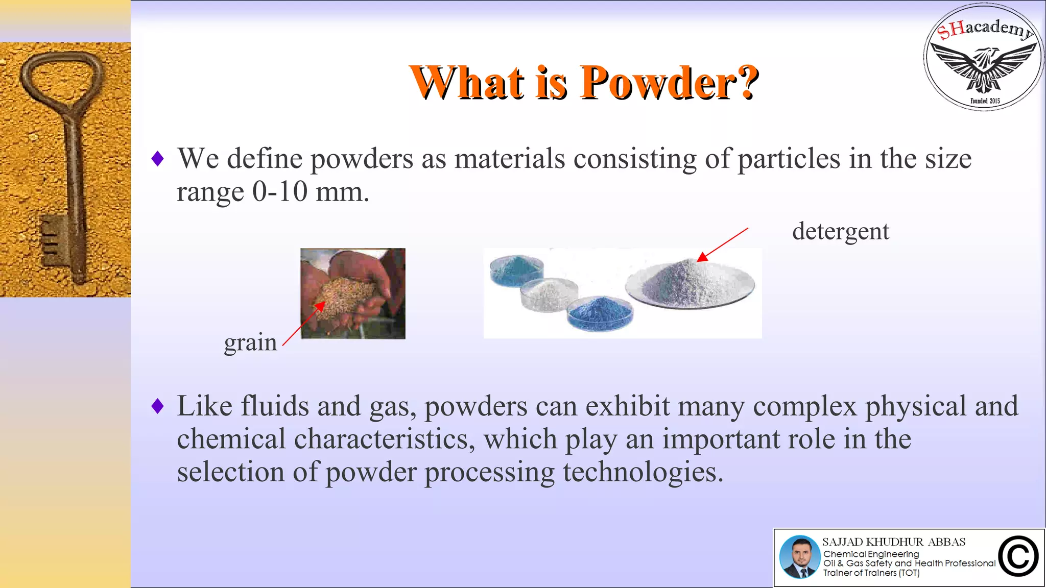 Episode 36 : What is Powder Technology? | PPT