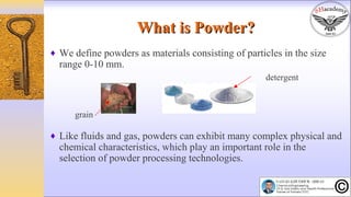 Episode 36 : What is Powder Technology? | PPT