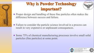Episode 36 : What is Powder Technology? | PPT