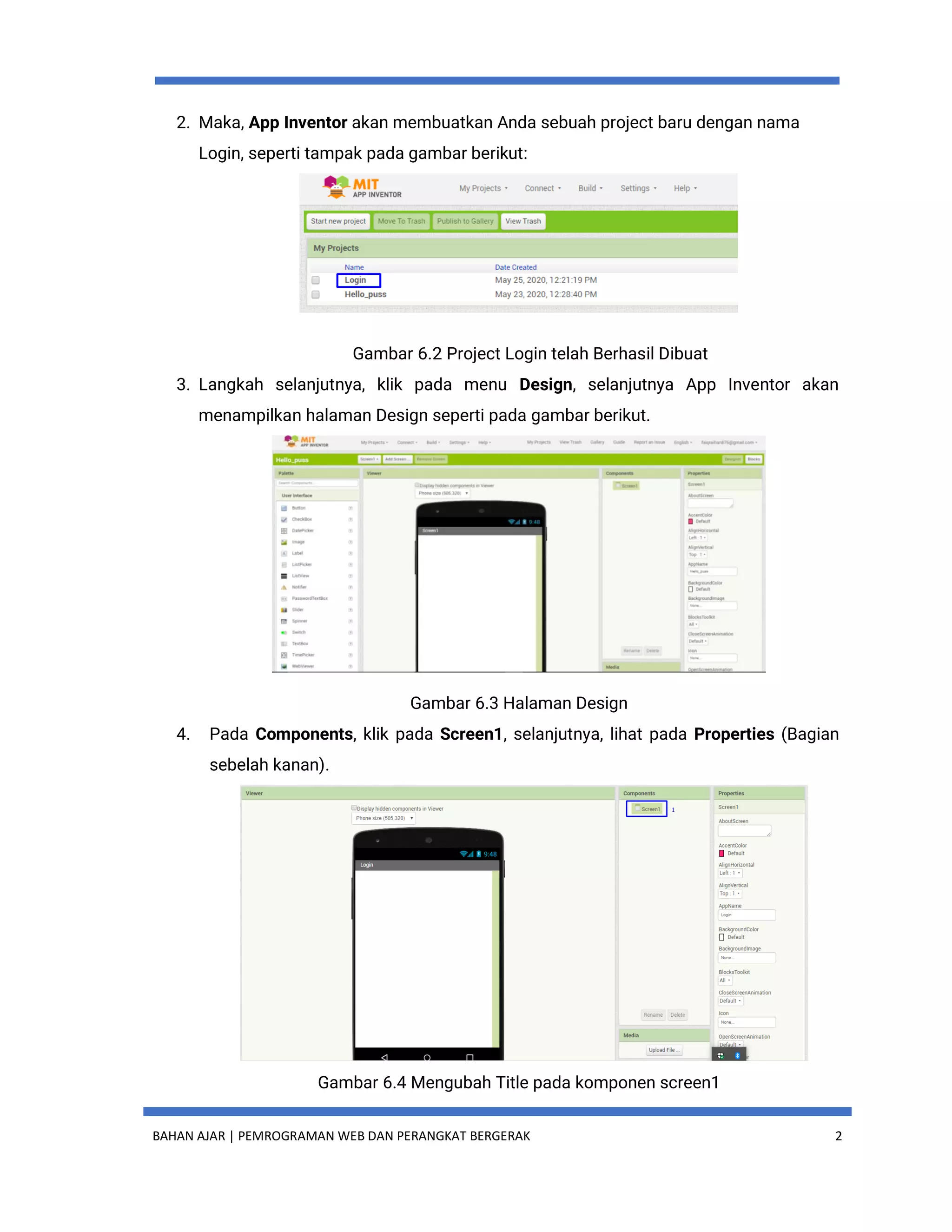 BAB XI - MEMBUAT APLIKASI LOGIN | PDF