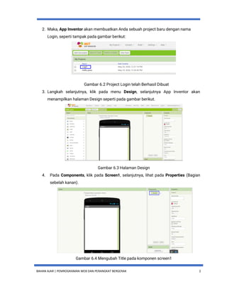 BAB XI - MEMBUAT APLIKASI LOGIN | PDF