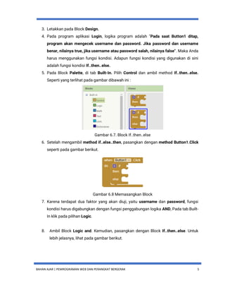 BAB XI - MEMBUAT APLIKASI LOGIN | PDF