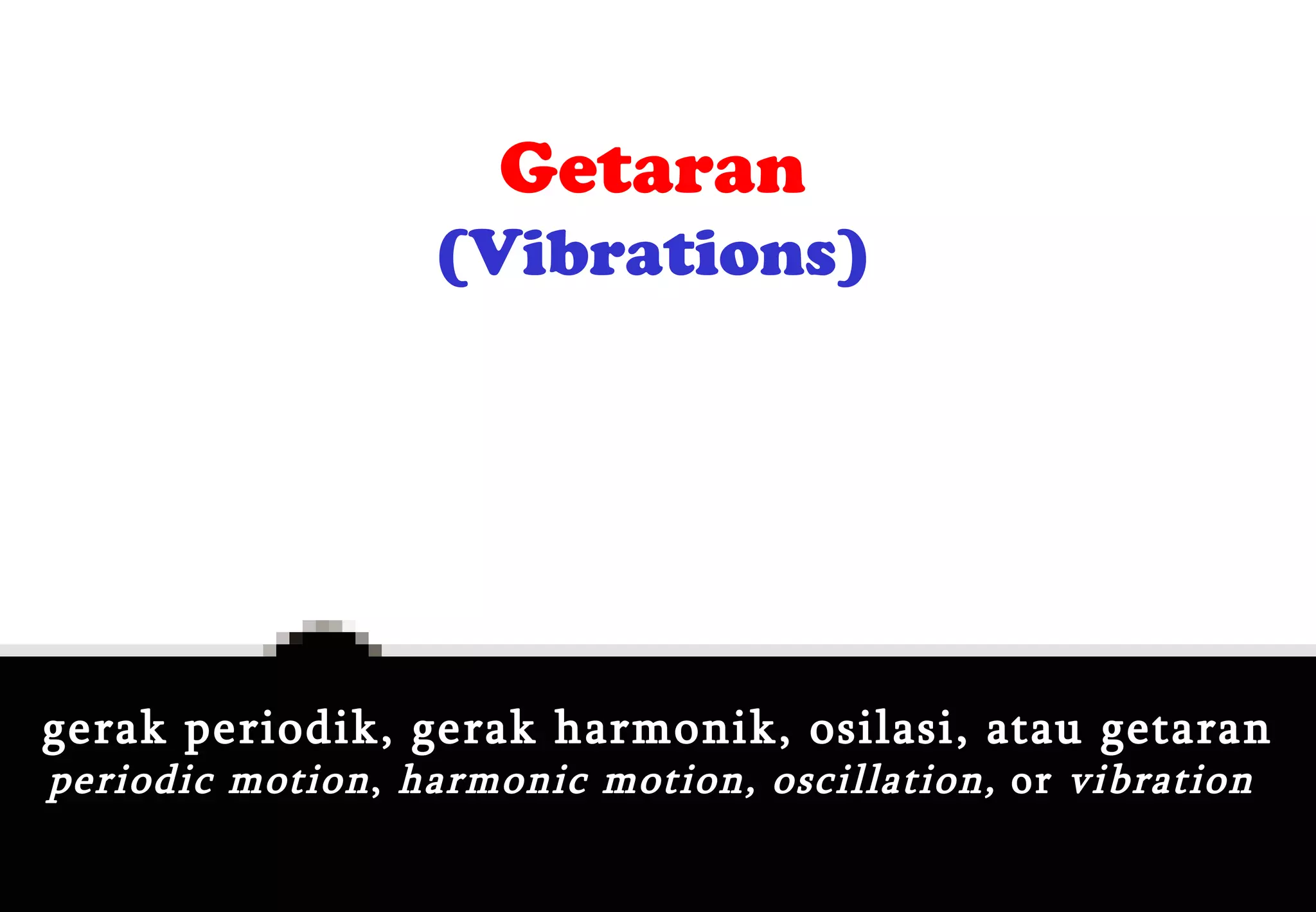 Bab 11 getaran | PPT