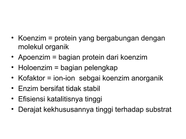 BAB 12.ENZIM DAN PENGENDALIAN pada hewan dan tumbuhan | PPT