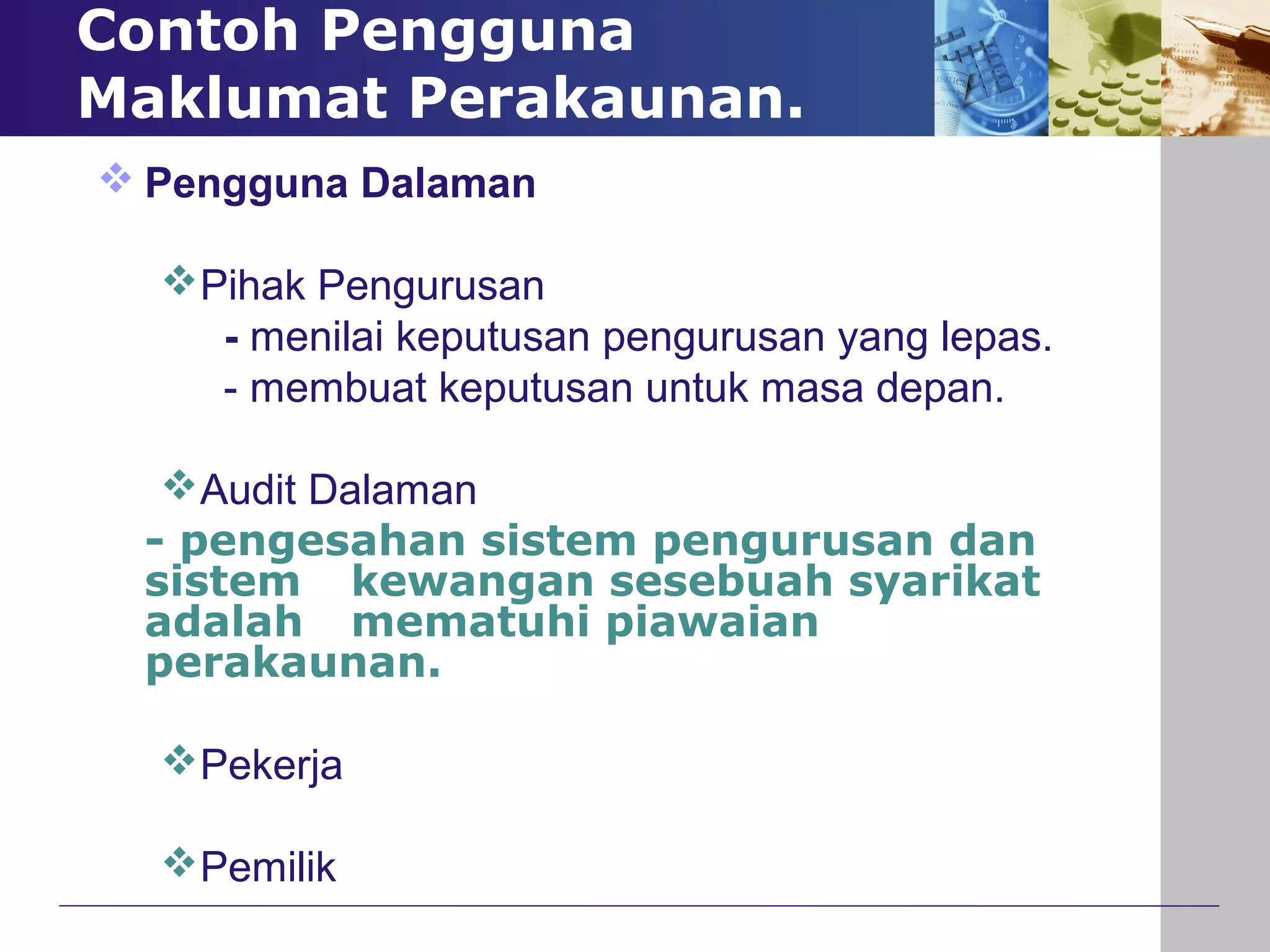 Bab 1 :PENGENALAN KEPADA PERAKAUNAN | PPT