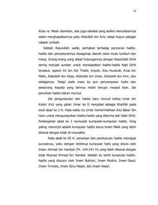 Pembiasaan Pembacaan Hadits dan Penerapannya untuk Mewujudkan Akhlak Rasulullah SAW di SDIT ...