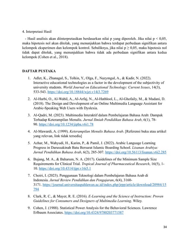 (TESIS) Contoh BAB 1 & 2 & 3 Tesis (S2/Magister) Terbaru | PDF