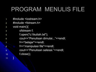 Bab 12 file_manipulation | PPT