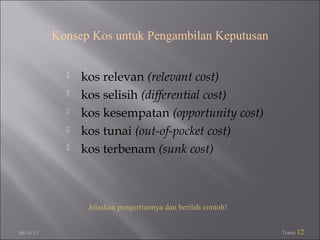 Bab 13 Akuntansi Manajemen | PPT