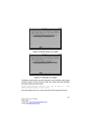 Tutorial Debian Bab 13 linux di floppy drive | PDF