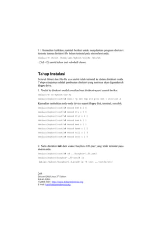 Bab 13 linux di floppy drive | PDF