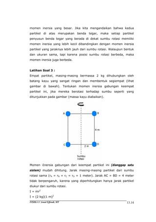 Bab 13 momen inersia | PDF