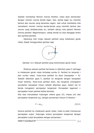 Bab 13 momen inersia | PDF