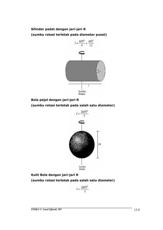 Bab 13 momen inersia | PDF