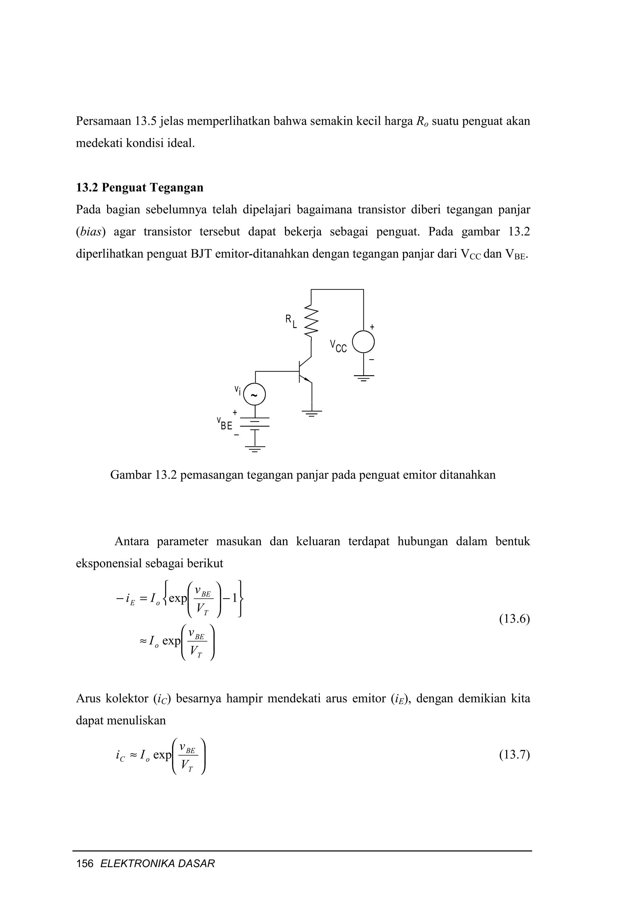 Bab 13 penguat transistor | PDF
