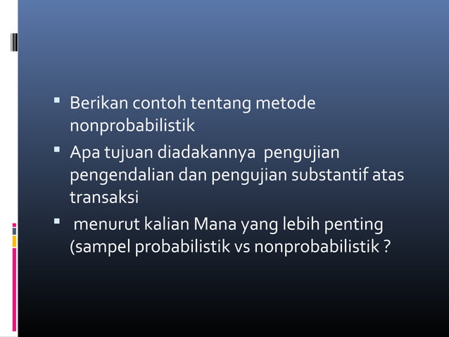 sampel representatif buku A. Arens, Alvin. Bab 14.trans | PPT