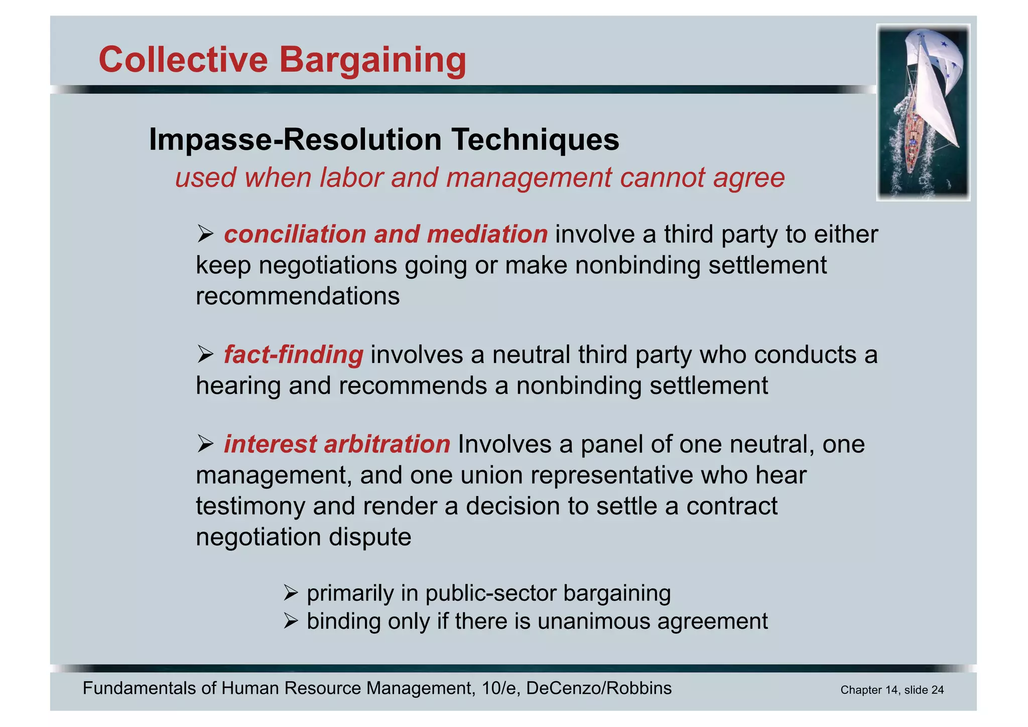 Chapter 14 Labor Relations and Collective Bargaining | PDF