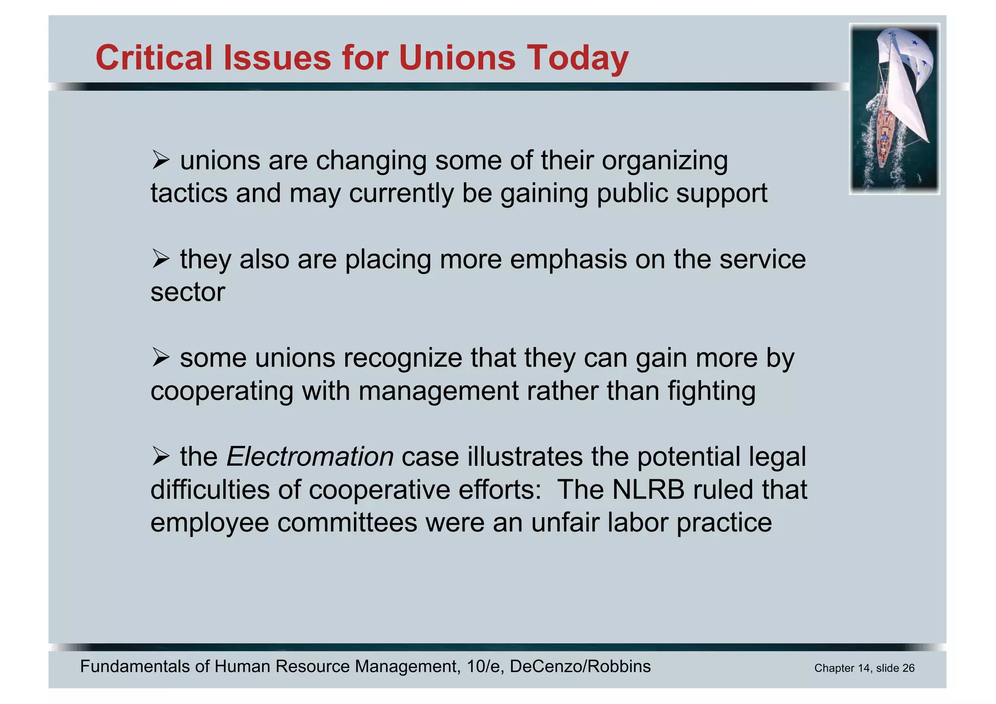 Chapter 14 Labor Relations and Collective Bargaining | PDF