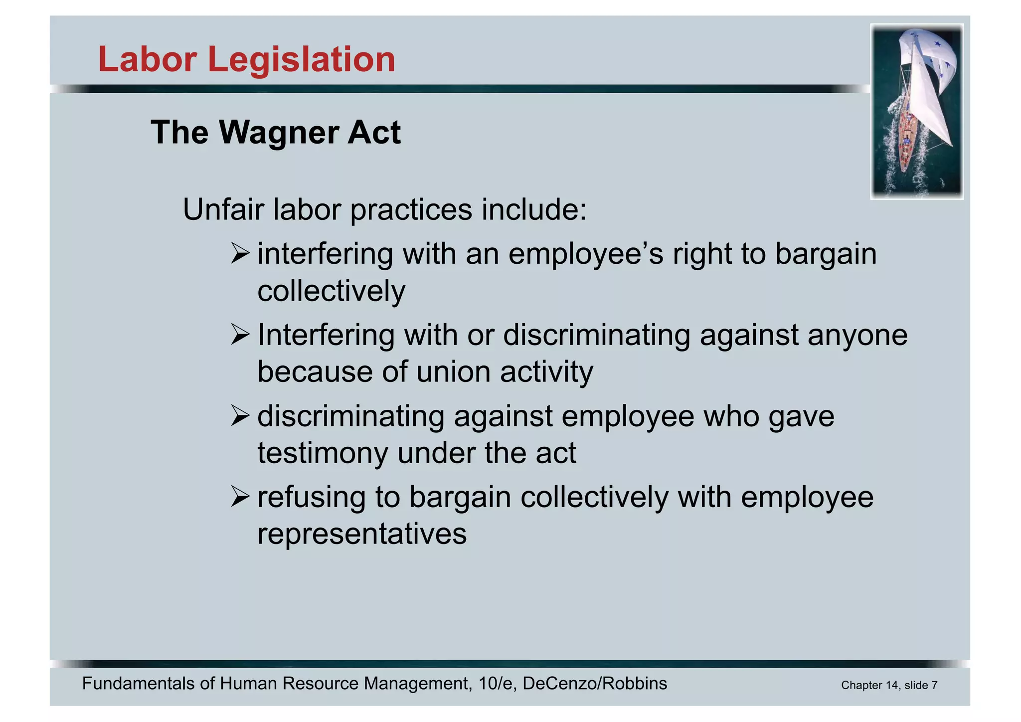 Chapter 14 Labor Relations and Collective Bargaining | PDF